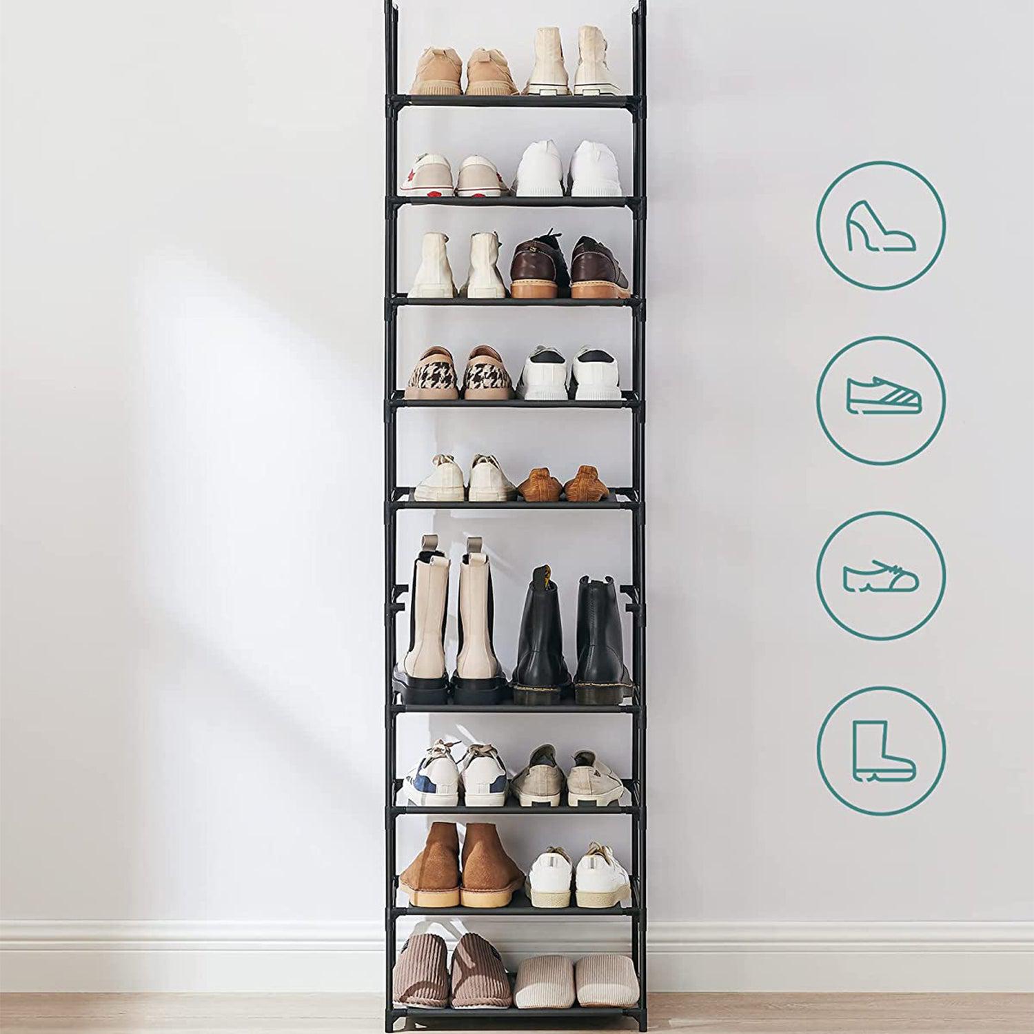 stalak za cipele otvoreni ormarić za cipele na 10 razina, tanki 33 x ...