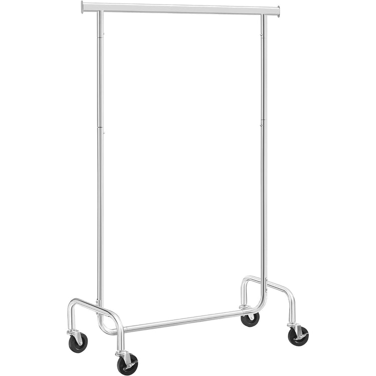 Stalak za odjeću na kotačima, stalak za kapute nosivosti do 130 kg, sr ...